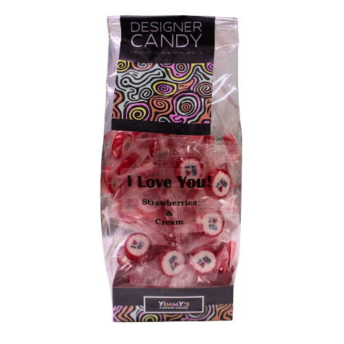 I Love You ️ - Individually Wrapped Rock Candy - Yimmys Candy